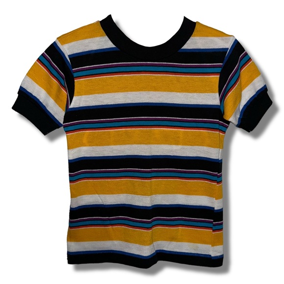 Vintage | Shirts & Tops | Vintage Striped Ringer Tshirt | Poshmark